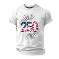 America 250 Merchandise Mens Short Sleeve Crewneck Independence Day ...