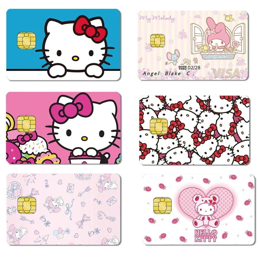 Tarjeta De Fondo De Hello Kitty Fondo Con Temática De Kuromi, Hello