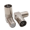 Alloy 90 Degree F Female Male Connector Threaded Locking Mechanism ...