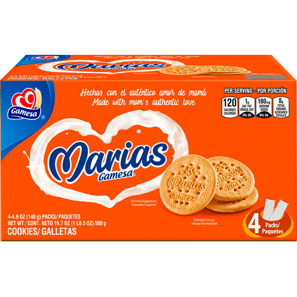 Gamesa Marias Cookies, 19.7 oz - Walmart.com