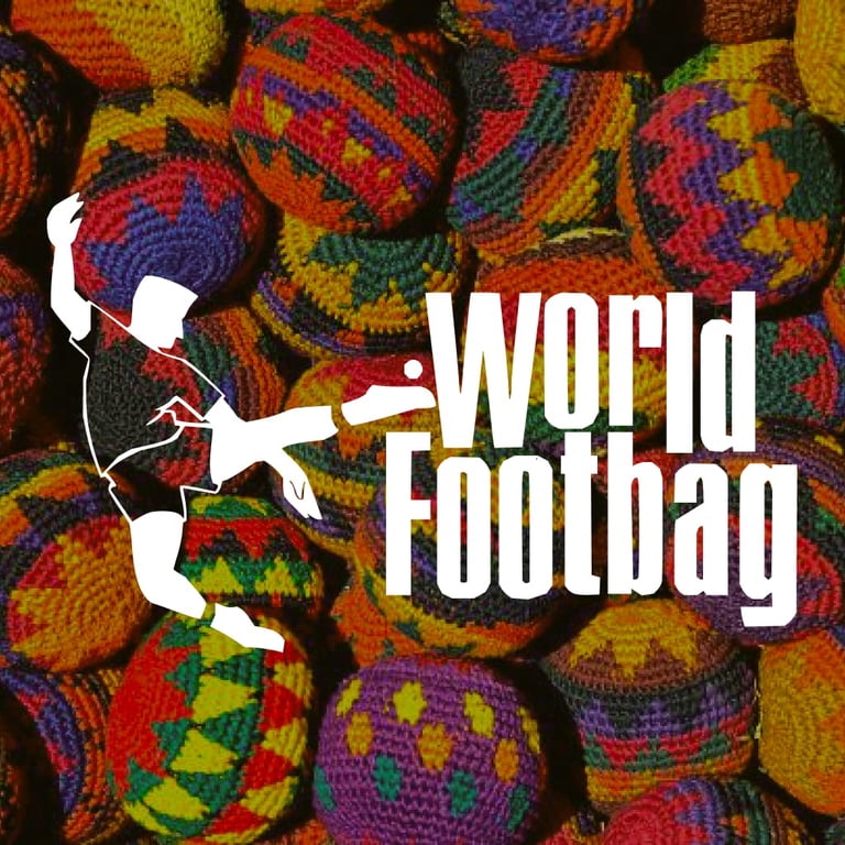 Hacky Sac World Footbag Dirtbag K - Red/Black 8-Panel Footbag For ...