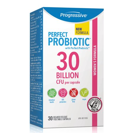 PROGRESSIVE Perfect Probiotic 30 Billion Women (Shelf Stable - 30 veg ...