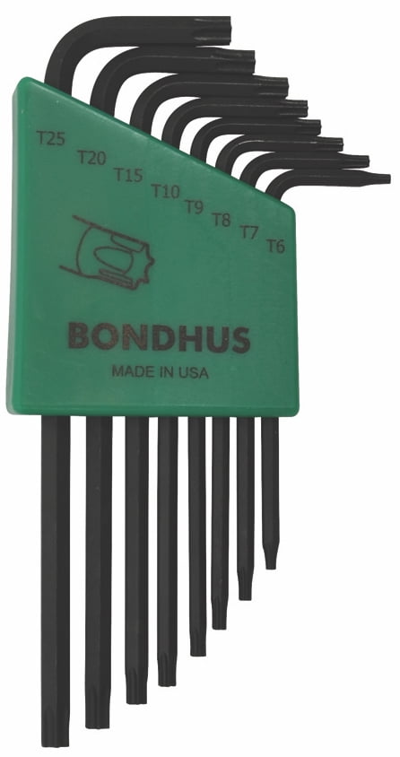 JUEGO DE 8 LLAVES LARGAS TIPO TORX® RECTA T6 A T25. BONDHUS 31832 ...