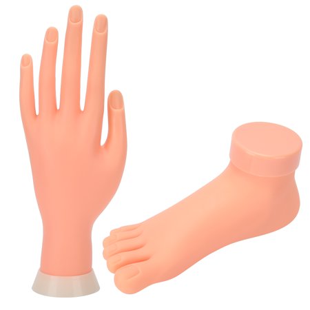 Reusable Fake Foot Hand Model, Soft Rubber Fake Hand Model, For Salon ...