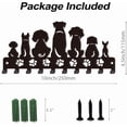 Iron Wall Mounted Hooks Hangers 10-Hooks Decorative Organizer Rack for ...