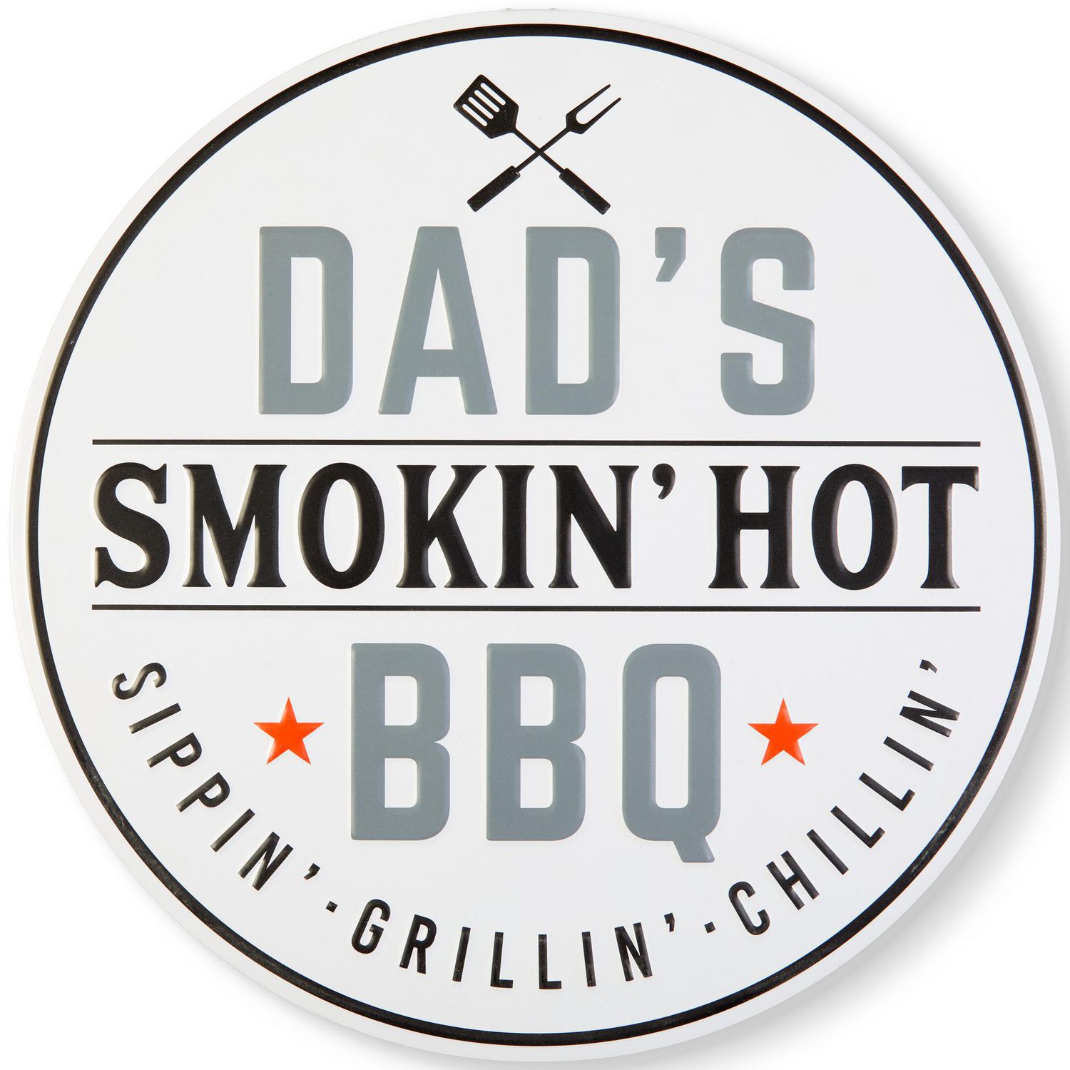 Way to Celebrate! Round White Metal Dad Sign - Walmart.ca