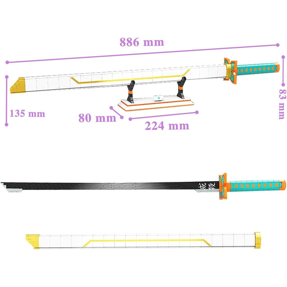 Buy Building Blocks Anime Sword (Shinobu Kocho) Online at Lowest Price ...