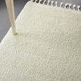 Nourison Diamond Trellis Shag DMT04 Ivory Indoor Area Rug - 5'3 x 7'10 ...