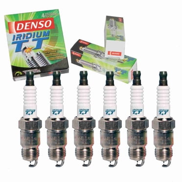 4 pc DENSO 5749 Iridium Racing Spark Plugs for IKH01-24 Ignition Wire ...