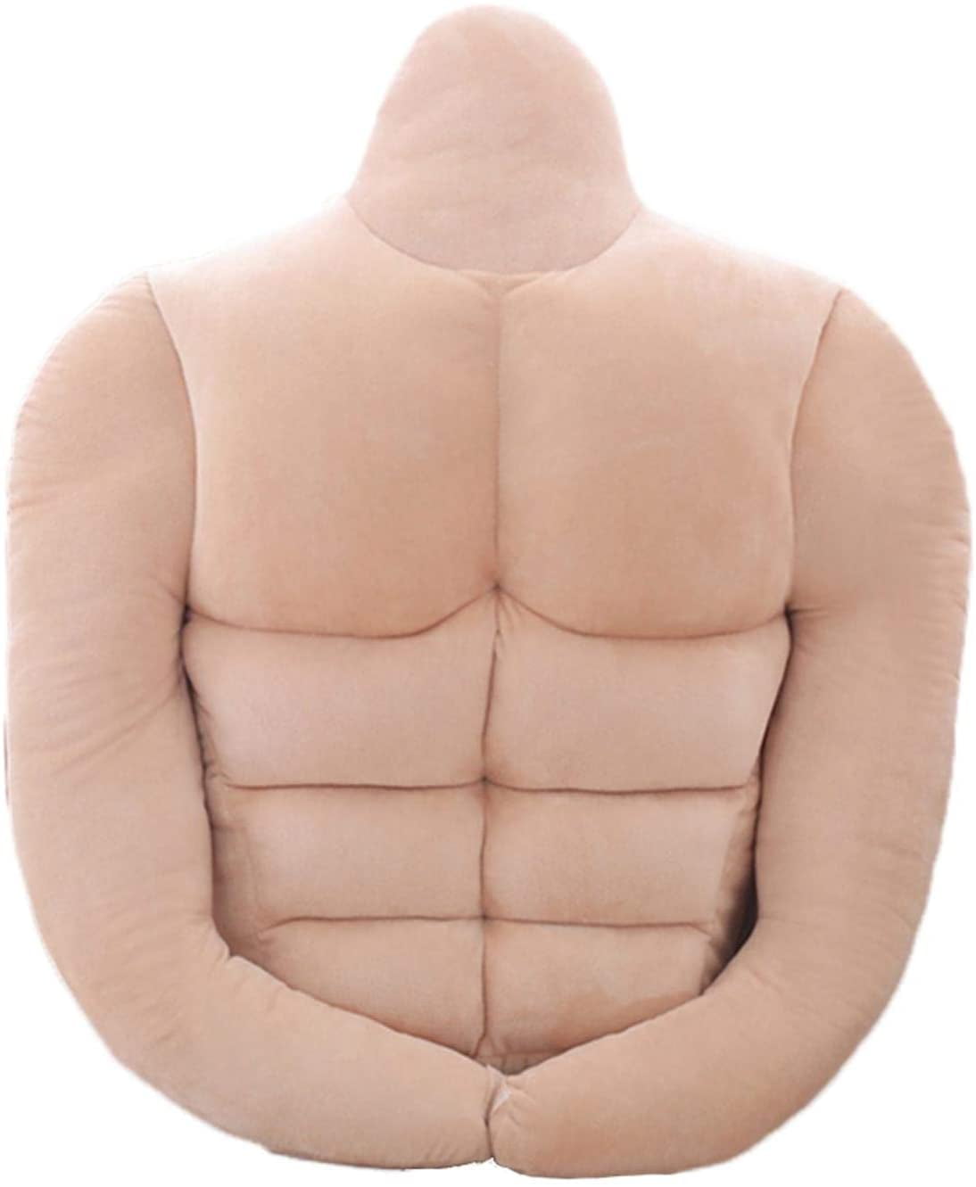 Plush Pillow Muscle Man Body Pillow, Muscular Boyfriend Pillow ...