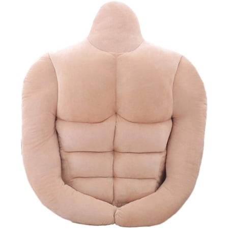 Plush Pillow Muscle Man Body Pillow, Muscular Boyfriend Pillow ...