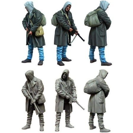 Statue Sculpture Decoration1/35 Stalker, Resin Model Soldier Gk ...