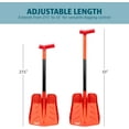 Yukon Charlie's Collapsible Snow Shovel, Multi-Use Shovel and Ice Saw ...