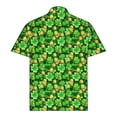 CLOISE Short Sleeve Shirt Men St Patricks Day Big and Tall Green Tops ...