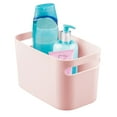 mDesign Deep Plastic Bath Storage Bin with Handles, 10" Long, 4 Pack ...