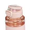 Mainstays 32 fl oz Pearl Blush Pink Solid Print Plastic Water Bottle ...