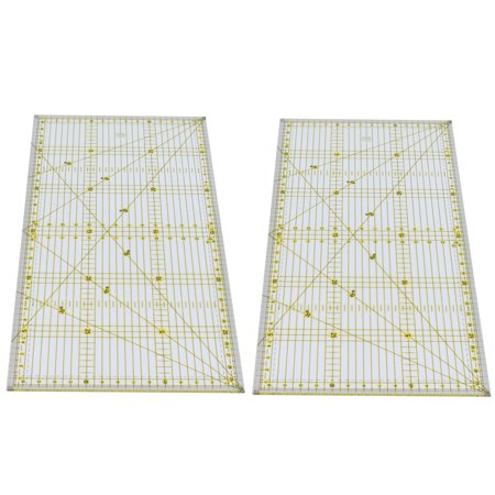 Quilting Rulers, Measuring Tool Acrylic Transparent Double-Colored For ...