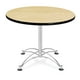 OFM Model LT36RD 36" Multi-Purpose Round Table with Chrome-Plated Steel ...