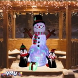 PMU Christmas - Holiday Snowman Inflatable Decorations 6ft for Indoor ...