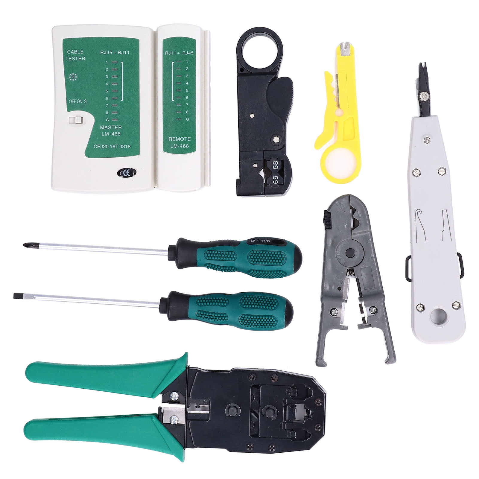 Ymiko Network Tool Set,Network Cable Tool Wire Cutter Stripper Repair ...