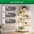 Black Grow Lights for Indoor Plants, 126LEDs Clip Plant Lights, Full ...