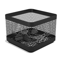 TRU RED 7-Compartment Wire Mesh Accessory Holder Matte Black TR57541-CC ...