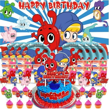 Ms Rachel Birthday Cups Party Supplies Decor Backdrop Paper Plates Fans ...