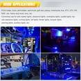 2Pcs Ice Blue Watermelon LED Strobe+Constant Marker Lights Dual ...