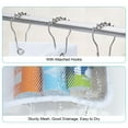 EEEkit Portable 6-Pocket Mesh Shower Organizer, Quick Dry Bathroom ...