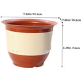 Plastic Flower Pot for Indoor Outdoor Succulent Flower Bonsai and Green ...