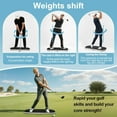 Golf Weight Shift Board - Balance Trainer for Chipping and Hitting ...