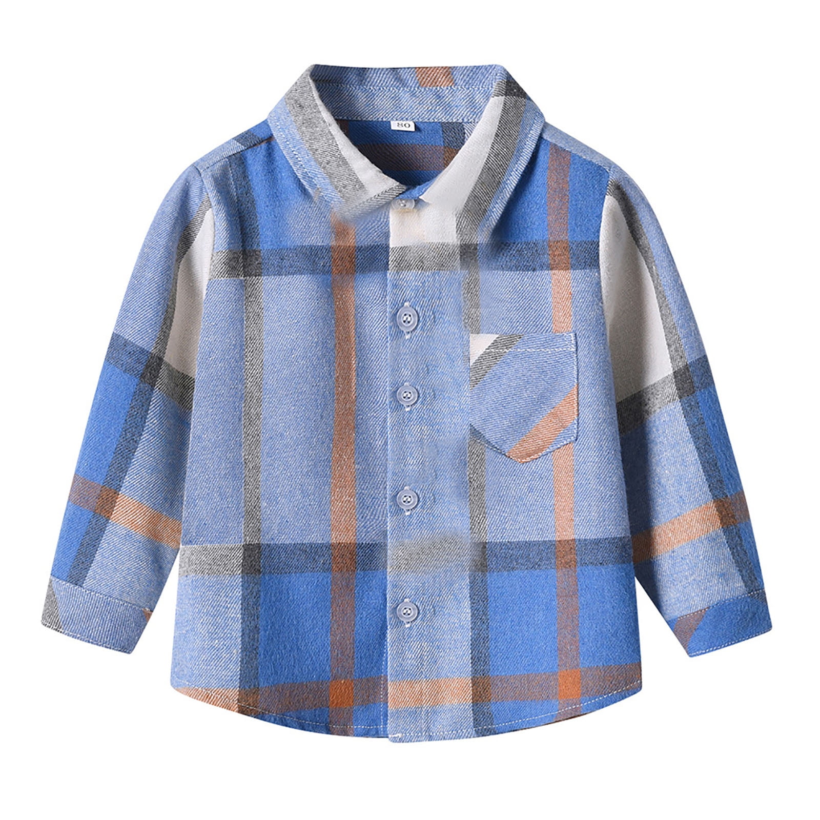Click here for Dmqupv Boys Jackets Boys Long Sleeve Plaid Shirt T... prices