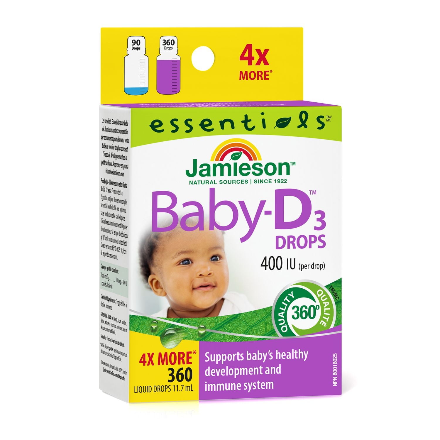 Click here for Jamieson Baby-D Vitamin D3 400 Iu Droplets 11.7 Ml... prices