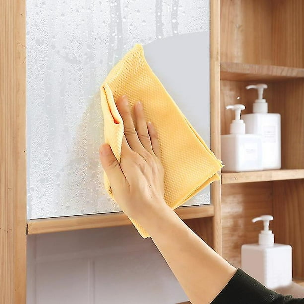 10pcs Fish Scale Microfiber Rag Water Absorbable Cloth Reusable Wave P ...