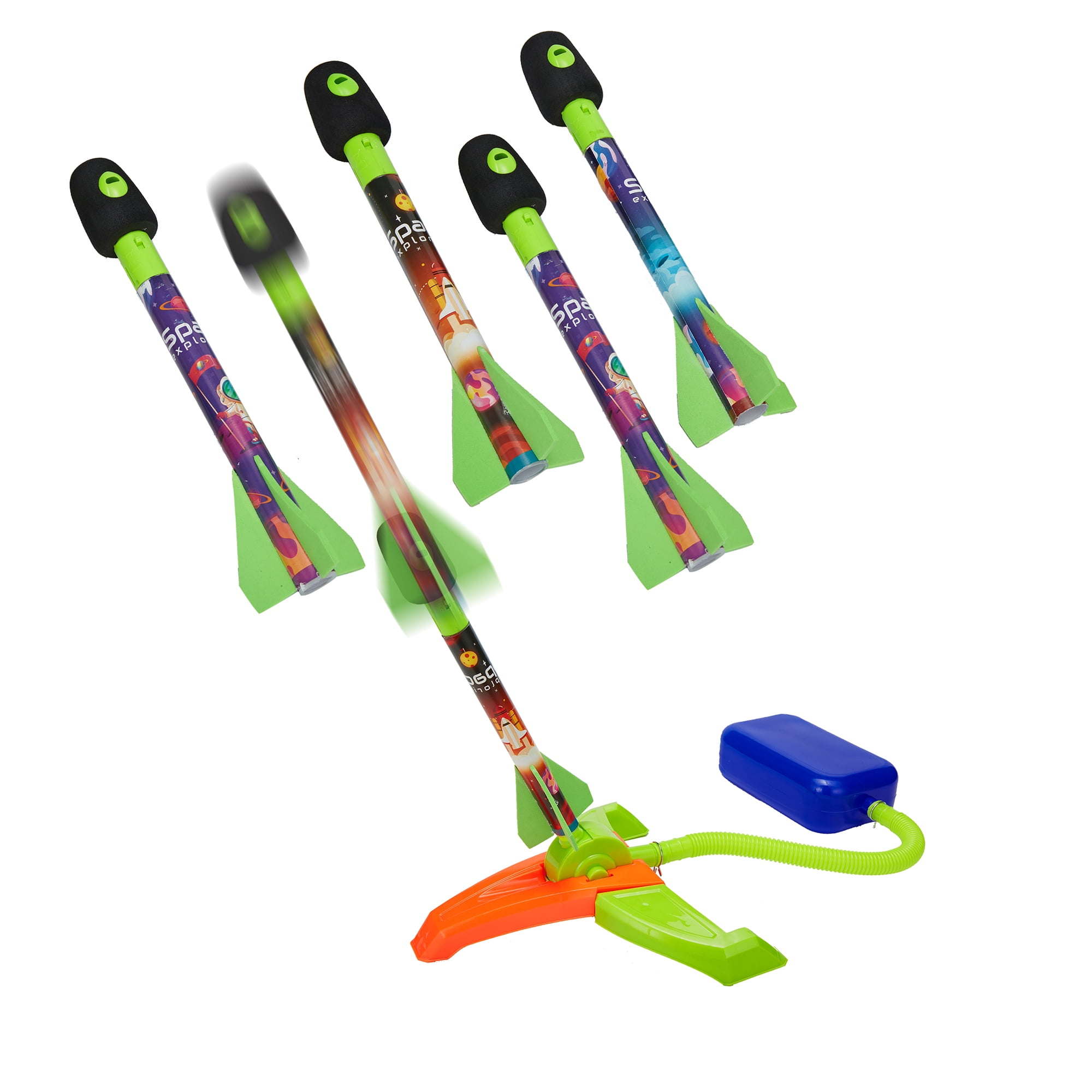 SHCKE Foam Rocket Launchers Toy for Kids Air Rocket Toy Slingshot ...