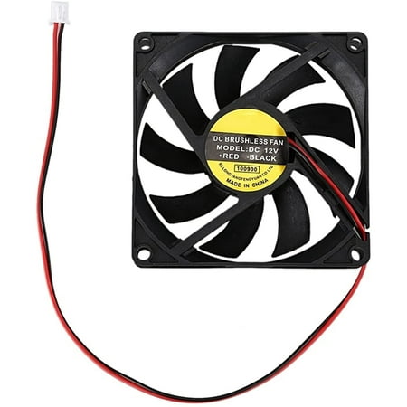 Ventilation Extractor CPU Cooling Fan DC 12V 0.18A 2 Pin Connector PC ...