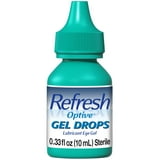 Refresh Optive Gel Drops Lubricant Eye Gel Preserved Tears, 10 ml HSA ...