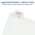 Avery Legal Dividers Allstate, Letter Size, 1-25 Tabs, White, Binder ...