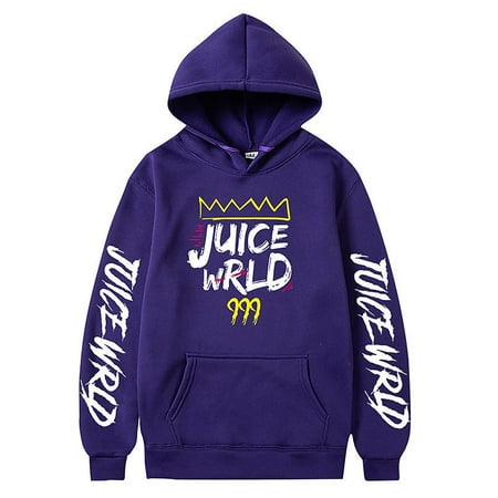 2022 New Rapper Juice Wrld Same Sweater Blue Loose Men's And Women's ...