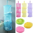 Taluosi 3 Shelf Hanging Storage Net Kids Toy Organizer Bag Bedroom Wall ...