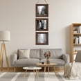 4X4 Picture Frame, Wall Hanging Picture Frames Collage with 3 Opening ...