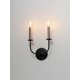 Maxim 10322BKSN 9 in. Wesley ADA Wall Sconce Wall Light, Black & Satin ...