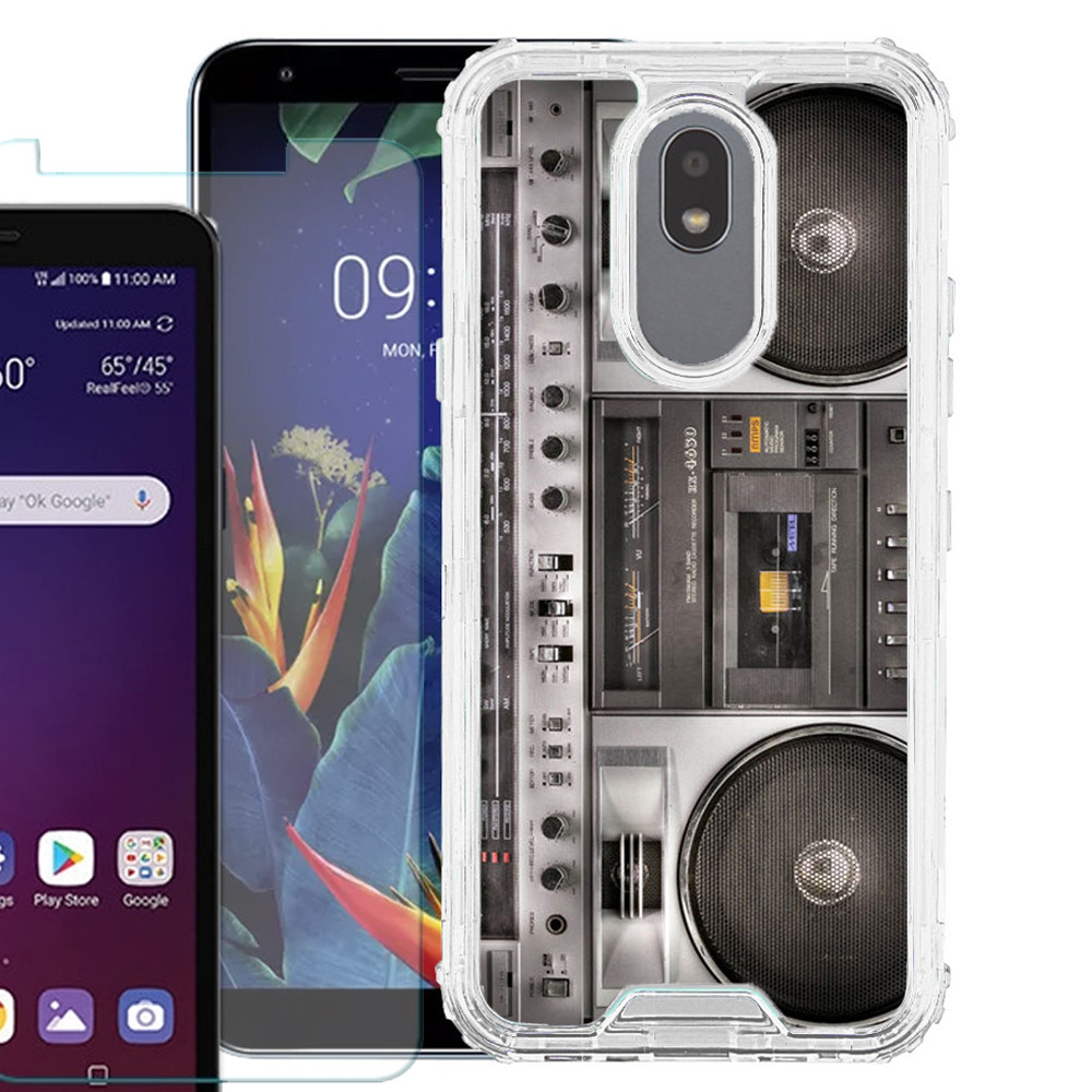 For LG Tribute Royal / LG Prime 2 Case, 3-Layer Hybrid Bumper Phone ...