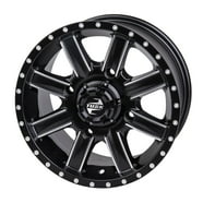 12x7 Raceline A77 Mamba UTV Satin Black with Machined Spokes Wheel ...