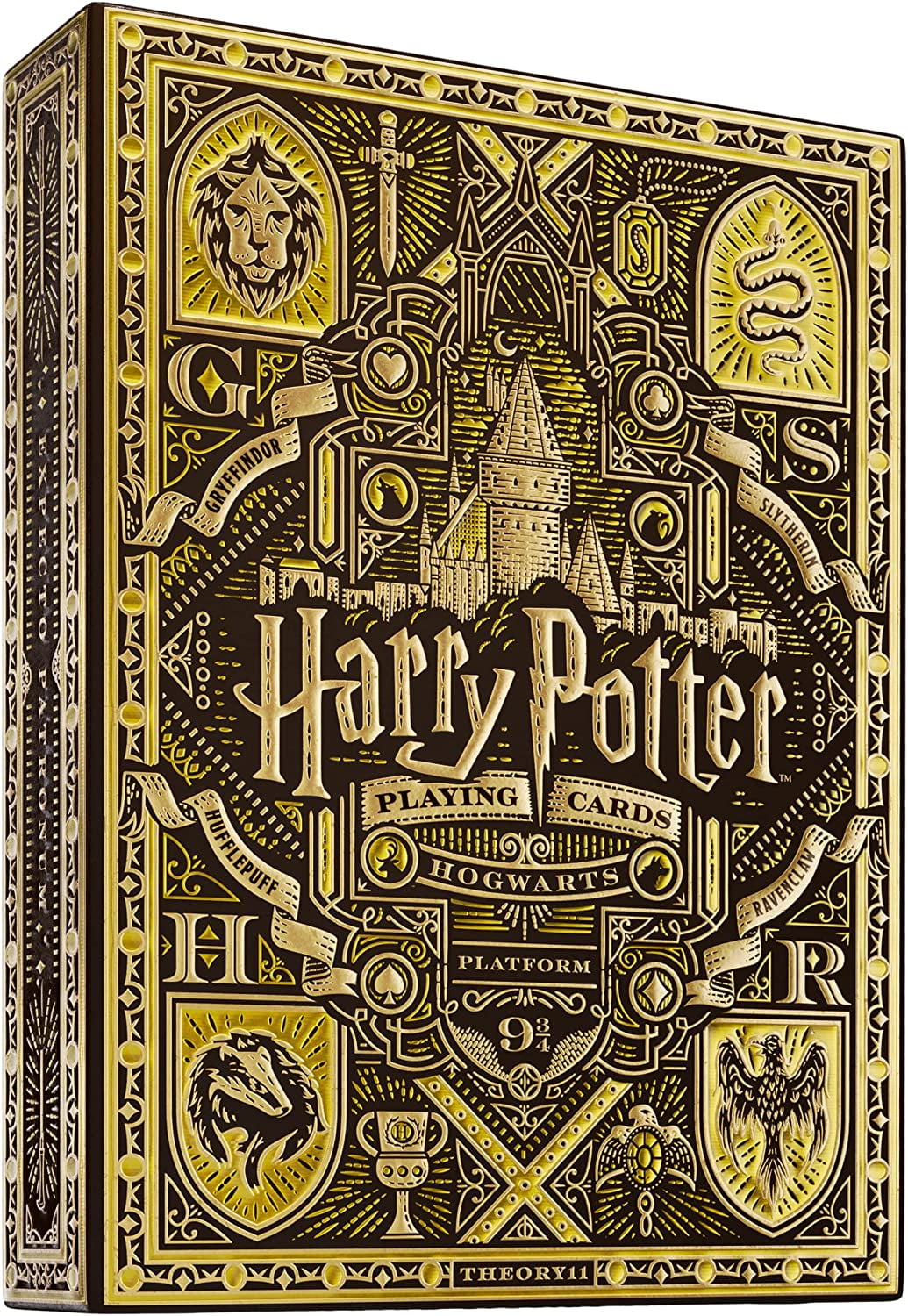 theory11 Harry Potter Playing Cards - Yellow (Hufflepuff) - Walmart.com