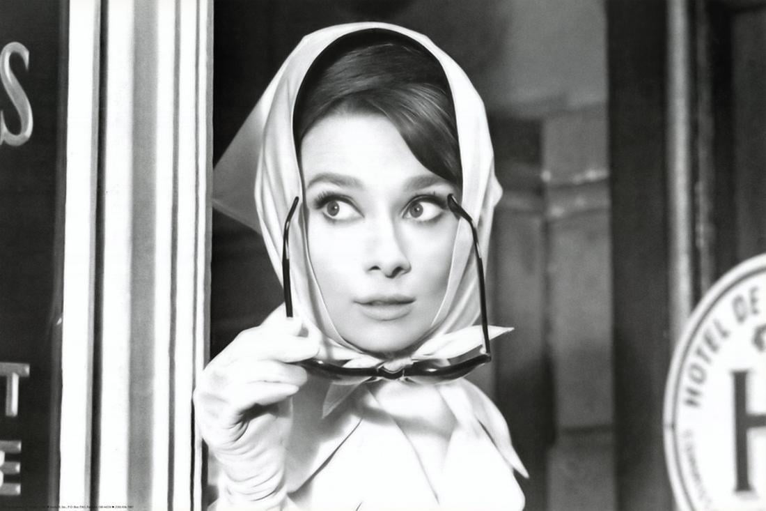 Audrey Hepburn Movie (Scarf) Poster Print Poster - 36x24 - Walmart.com