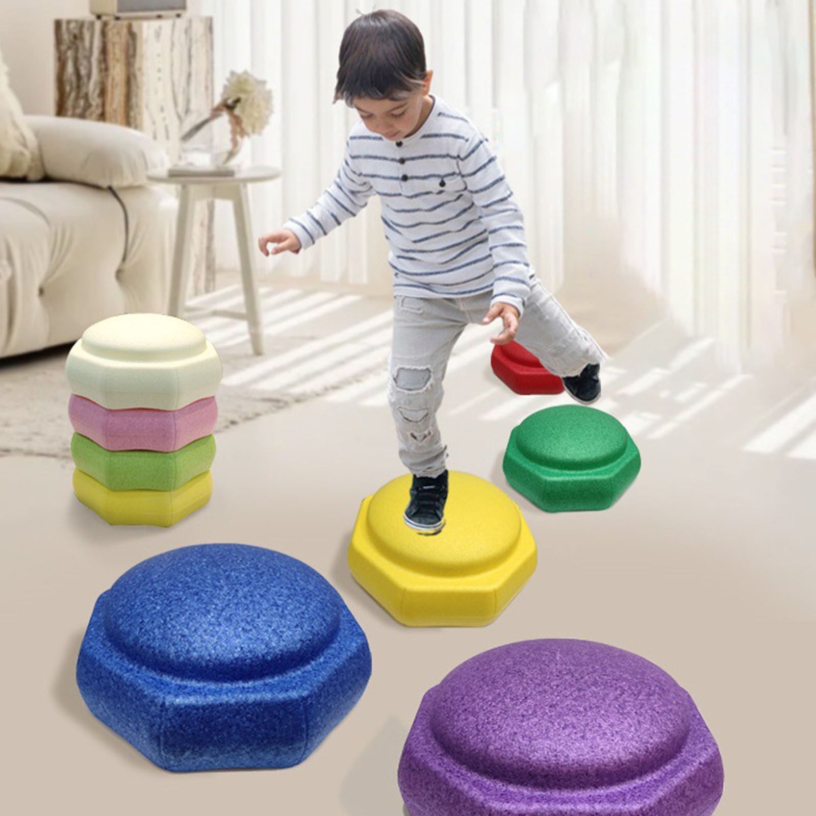 Click here for Egnmcr Childrens Balancing Stepping Stones Toddler... prices