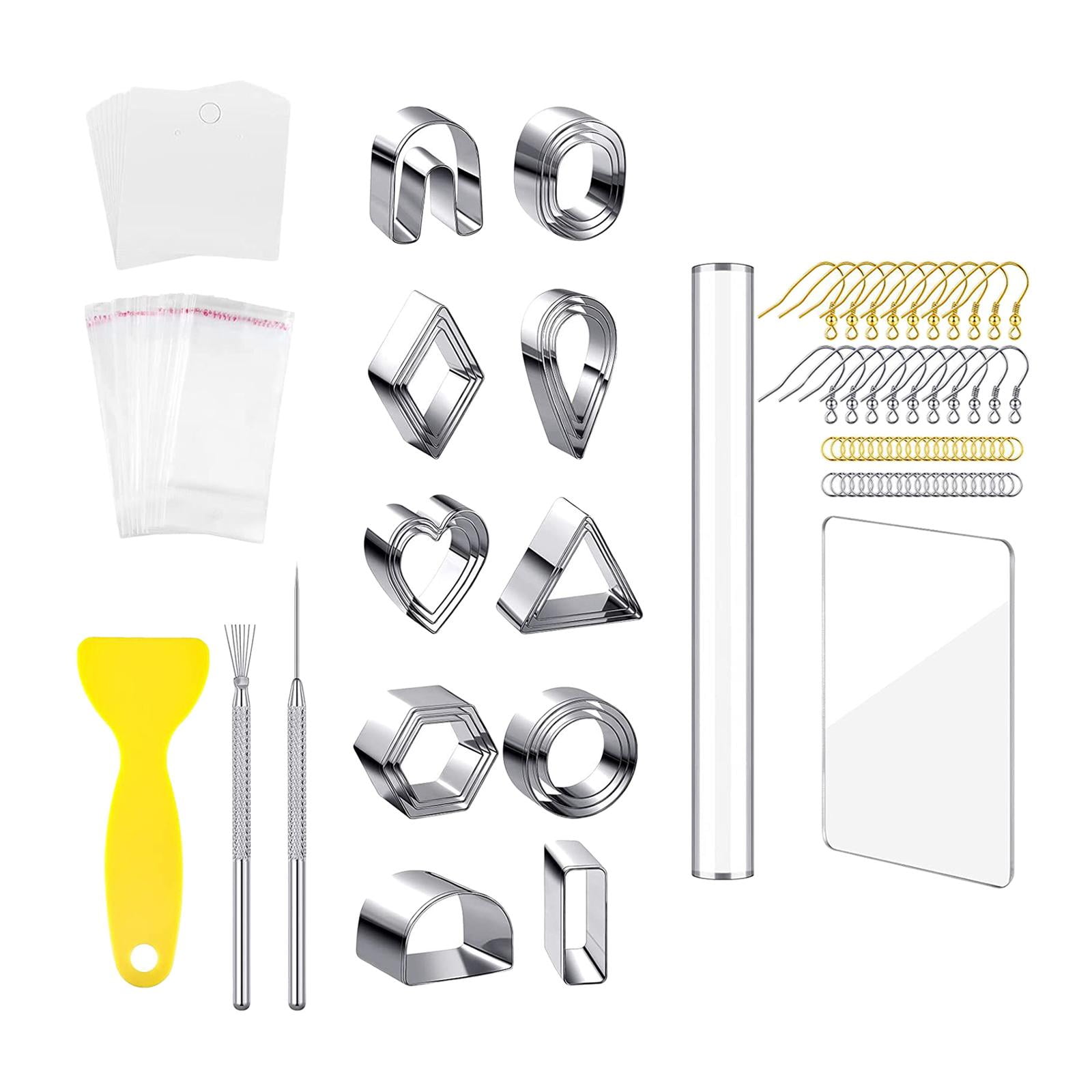 Craft Supplies & Tools Sculpting & Forming earring shape mold ceramic ...