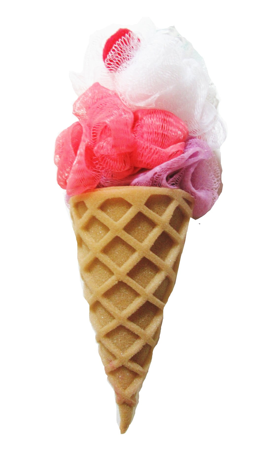 Ice Cream Bath Sponge Shower Loofah Mesh Pouf Bath Sponge for Kids ...