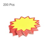 Blank Star Burst Sale Signs Price Tags Paper Pricing Labels 70x50mm ...
